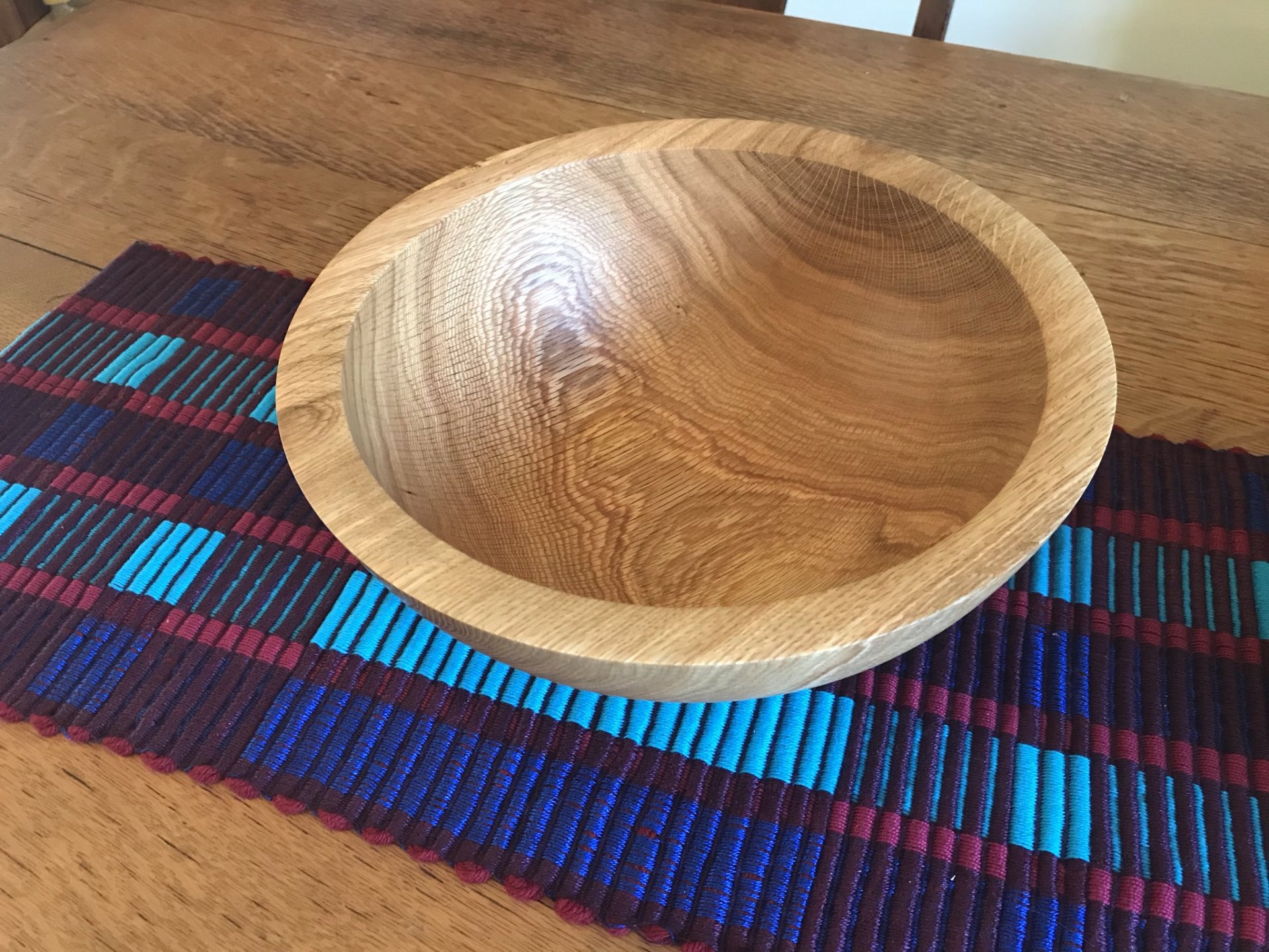 11 inch White Oak bowl | American Association of Woodturners