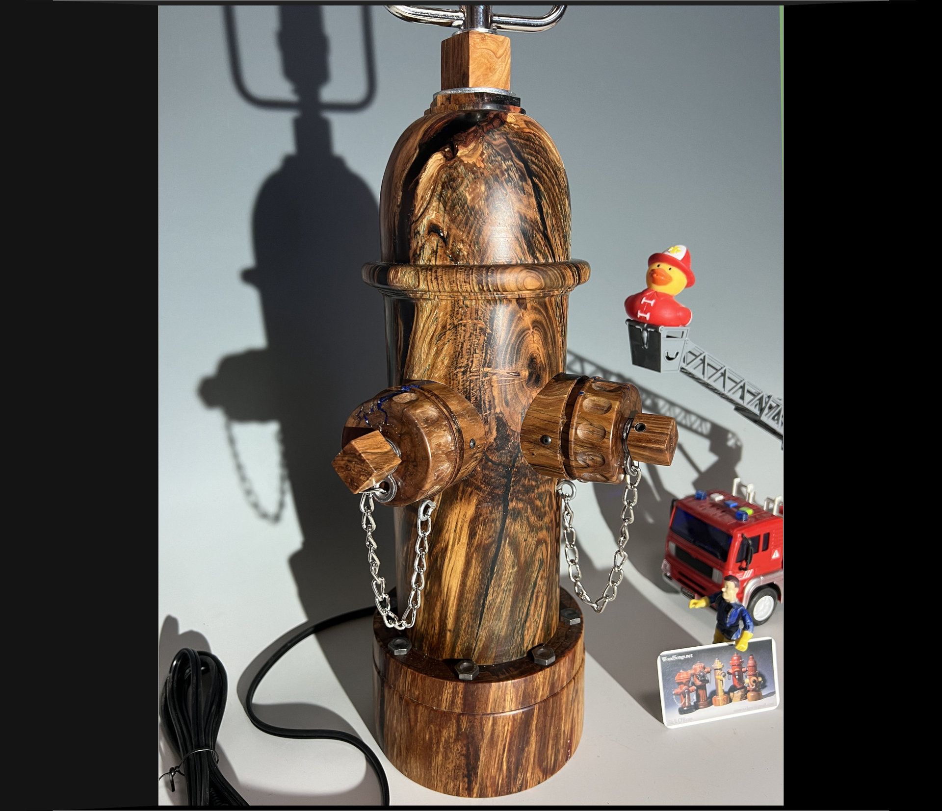 1185 Plumb Bob lamp. It's stabilized and cast plum, from Bob, for Bob ...