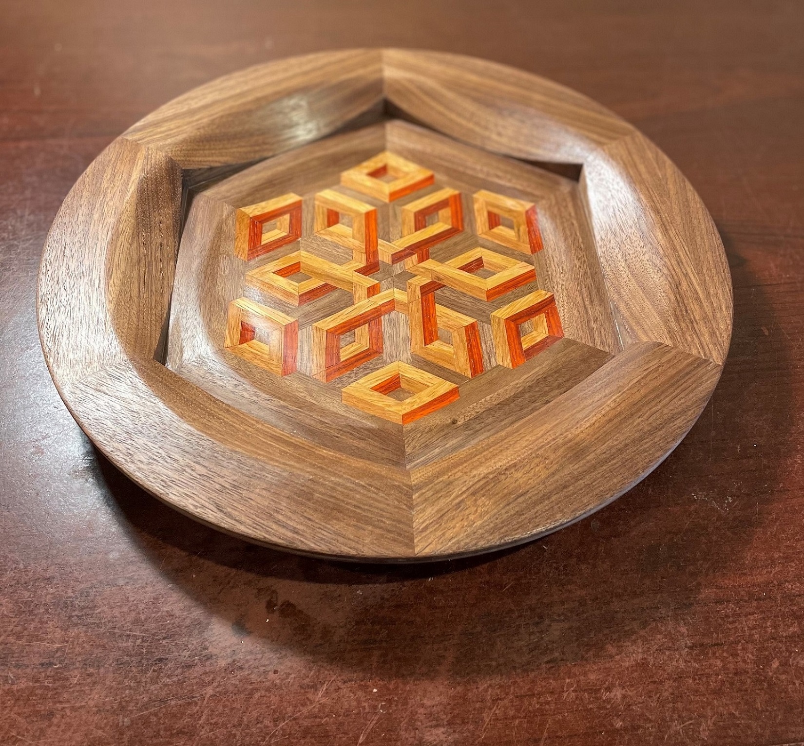 3D Illusion Segmented Platter | American Association of Woodturners